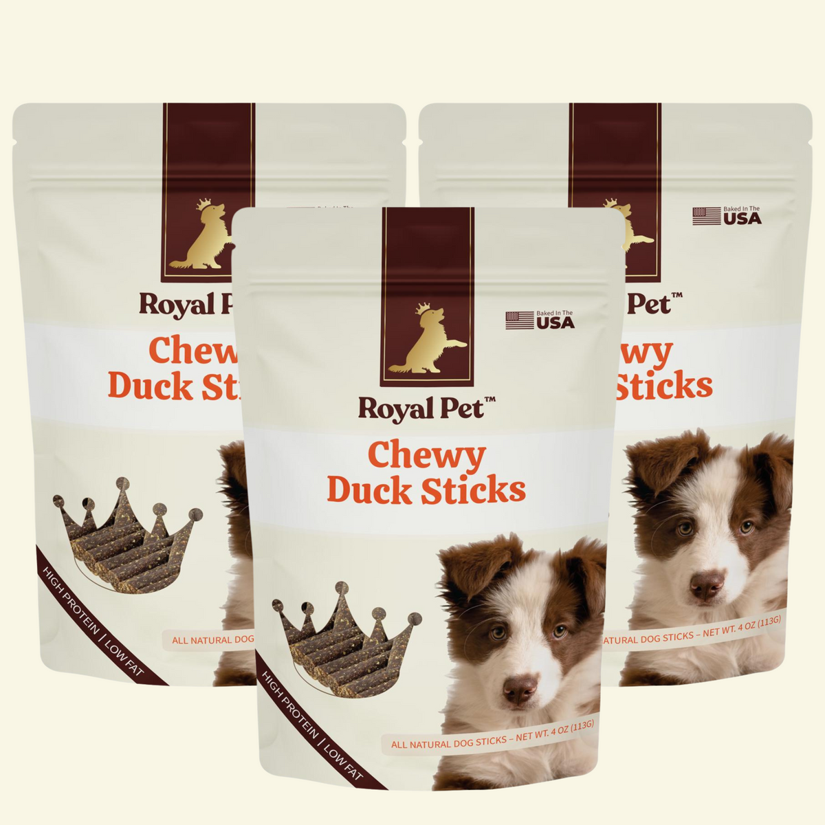 Bundle Chewy Duck Sticks (3 Pack) – Royal Pet Bakery & Grooming